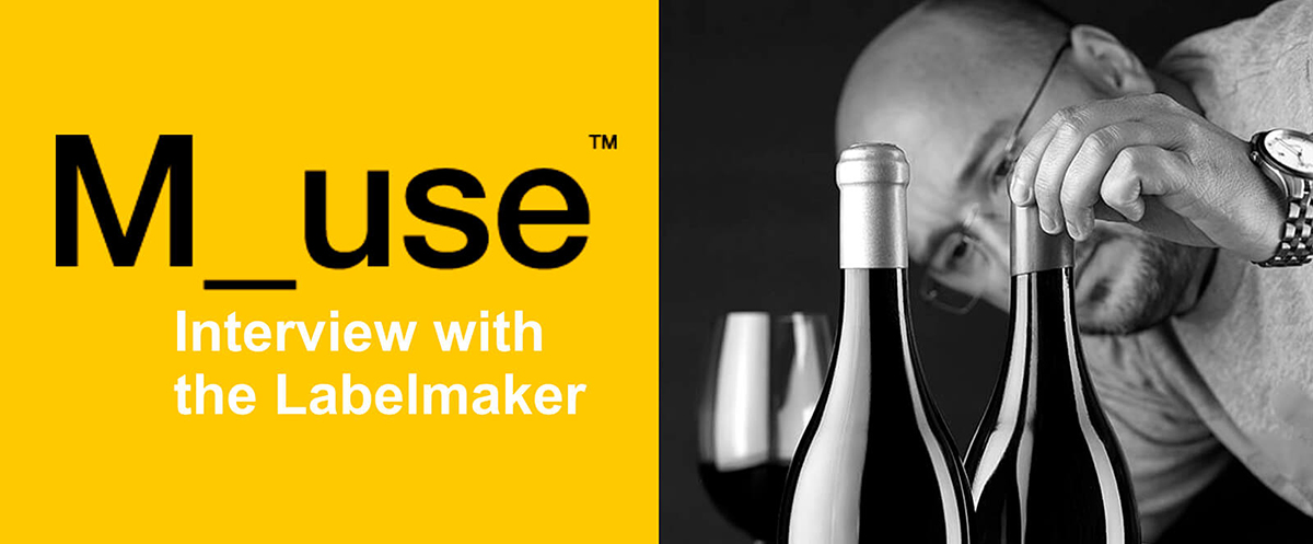 Interview for M_use - Wine label designs