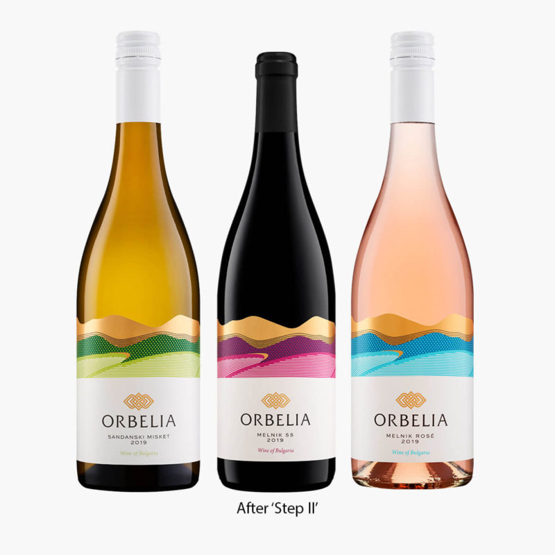Orbelia Wine Brand Redesign in Two Steps - Wine label designs