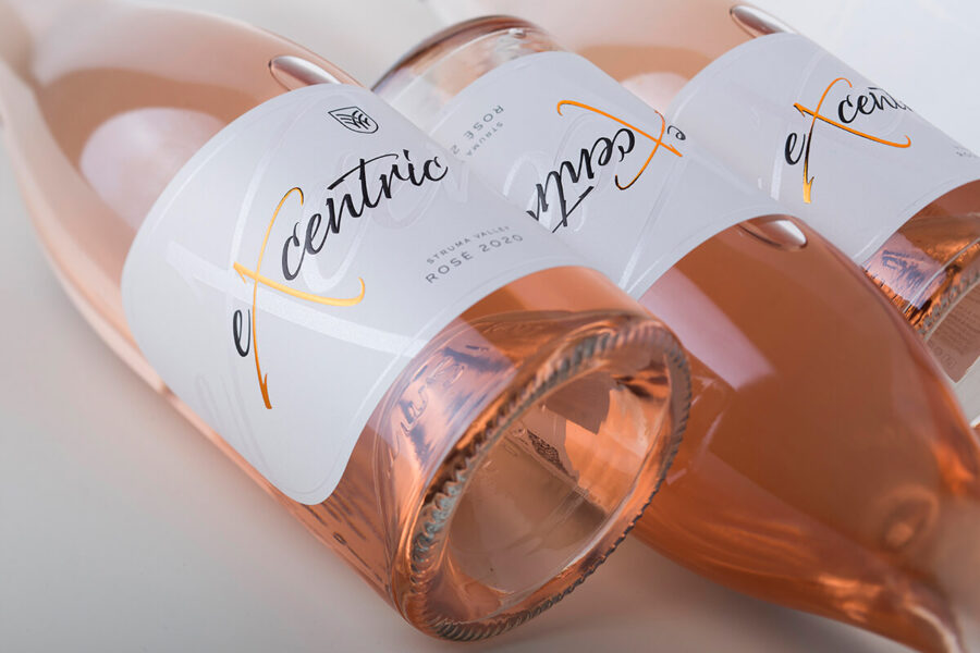Excentric Wine Brand Restyle - Wine label designs