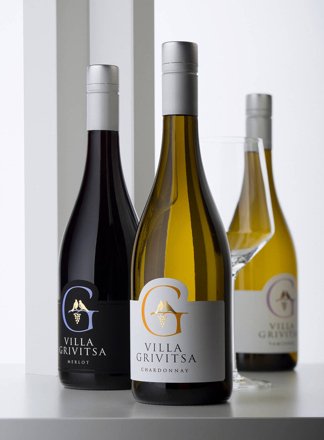 Villa Grivitsa Wine Labels designed by the Labelmaker